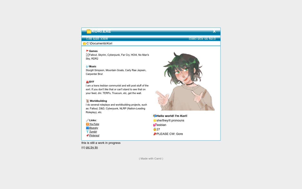 C:\Documents\Kori\KORI.exe